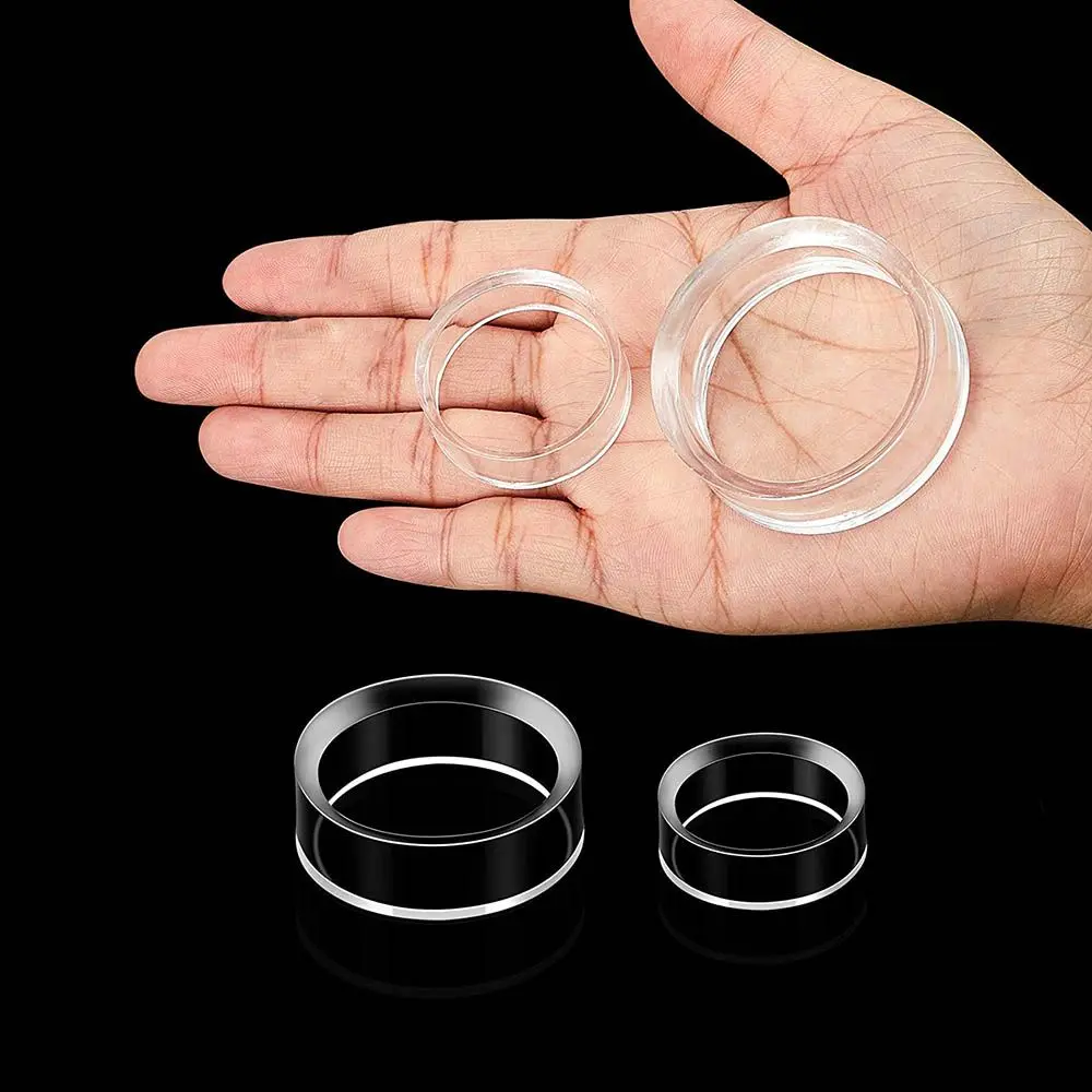 Acrylic Display Stand Clear Ring Baseball Stands Plastic Round Display ...