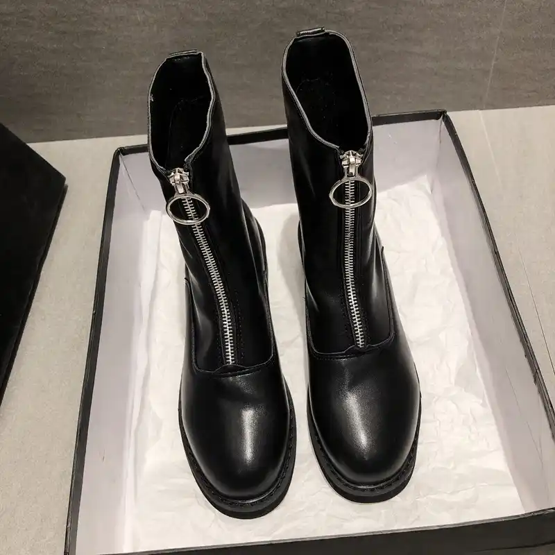 Venta > botines negros cremallera > en stock