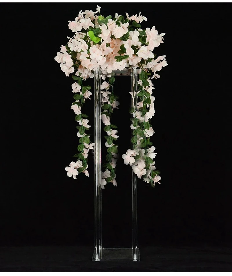 5 set Acrylic Floor Vase Clear Flower Vase Table Centerpiece For ...
