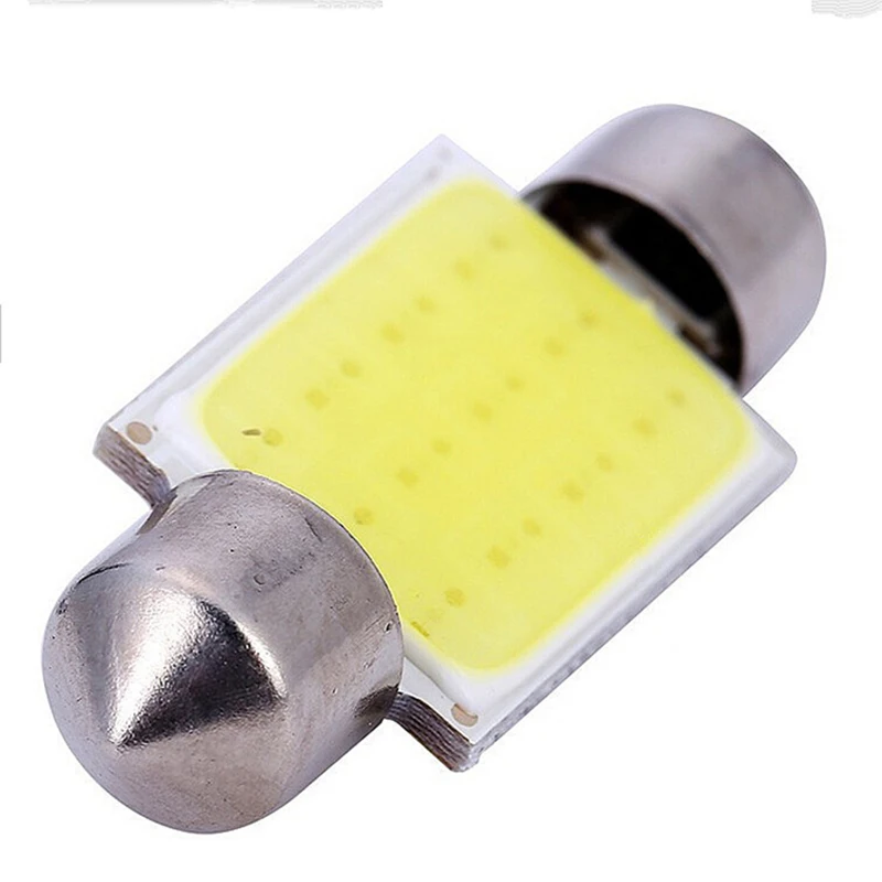 Car COB LED 3W White Festoon 39mm Initerior Dome Reading Light 2 Pcs ...