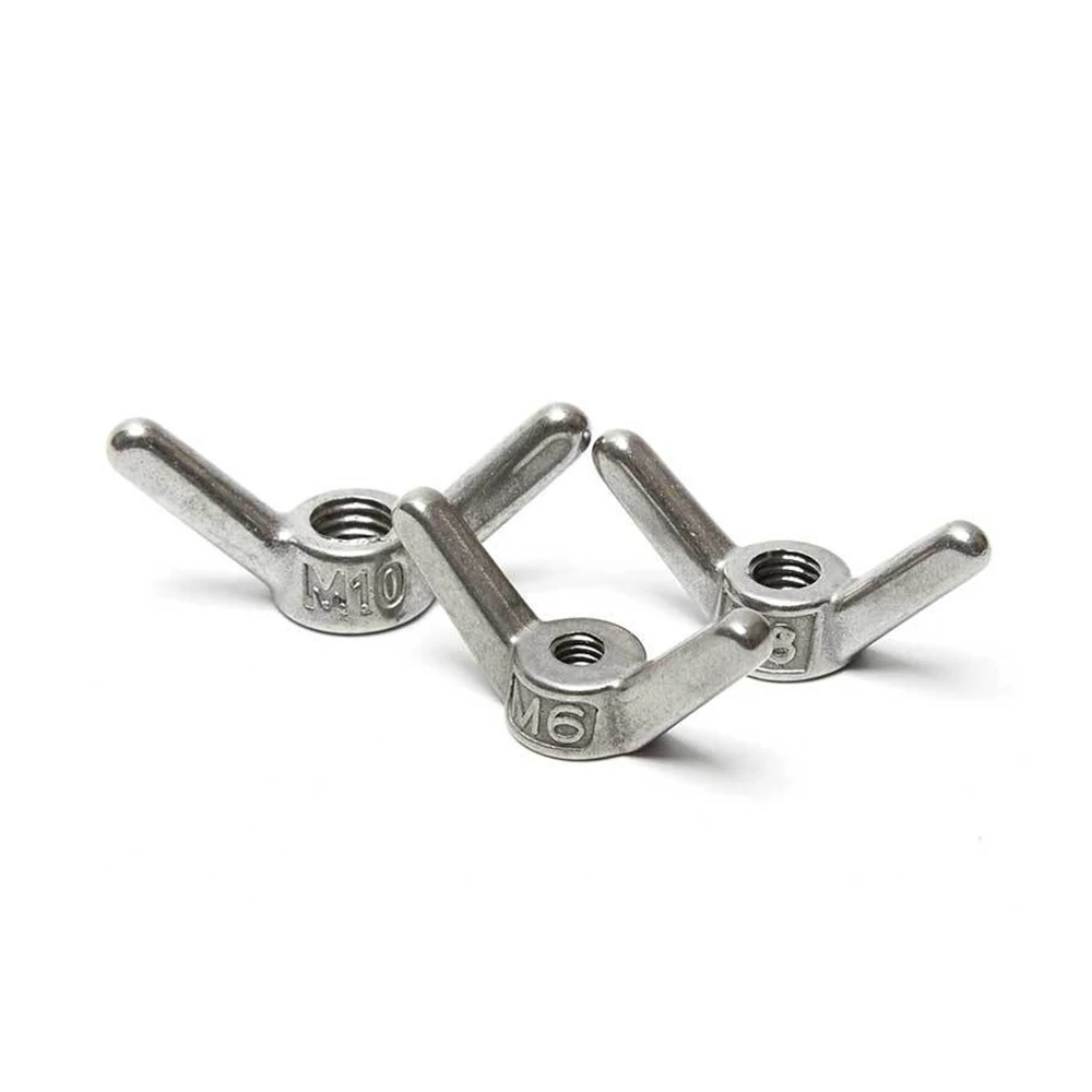 304 Stainless Steel Butterfly Nuts | 304 Stainless Steel Hand Screw Nut ...