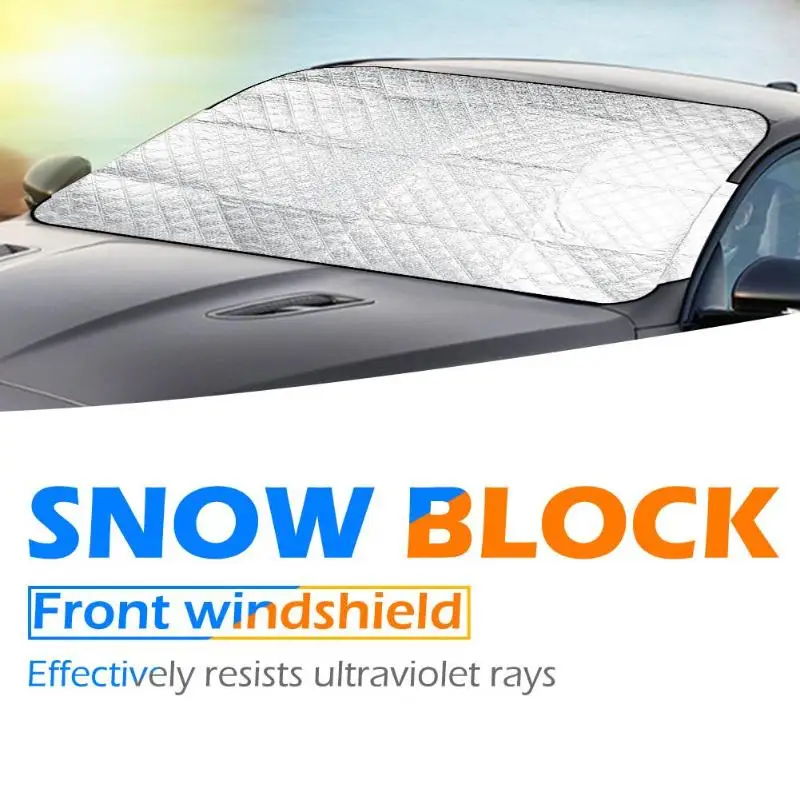 SUV Car Front Windshield Cover Aluminum Film TPU Cotton Velvet Non ...