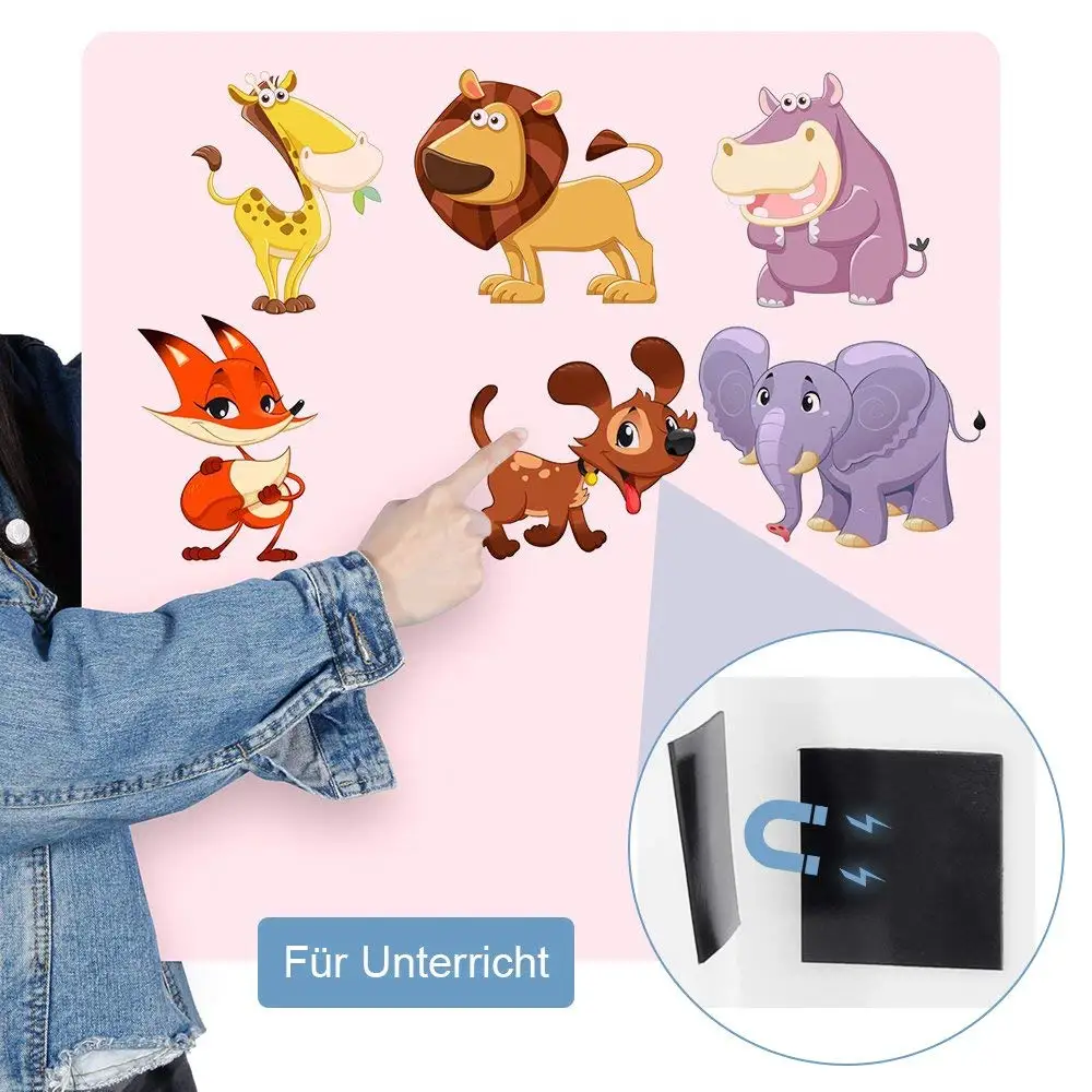130 pieces self-adhesive magnetic plates optimised magnetic thickness ...