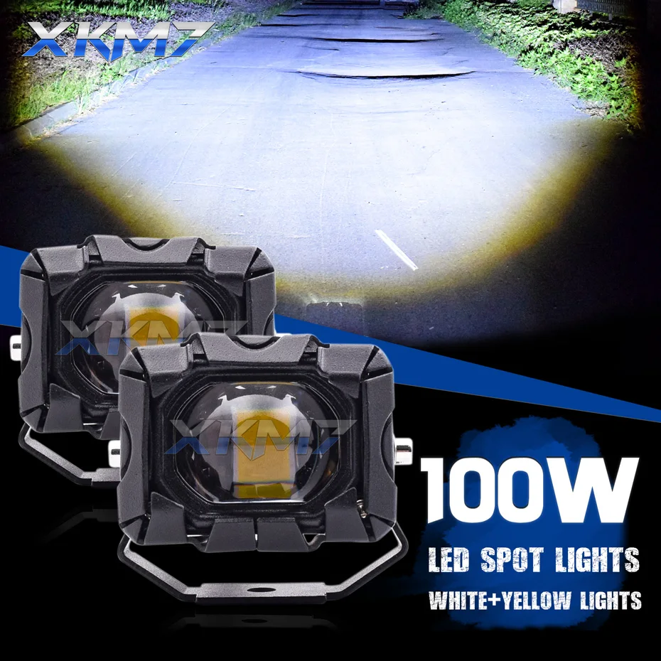 3 Inch Spot Flood Led Lights Bar Off Road 3000k 6000k 12v 24v Led Work ...