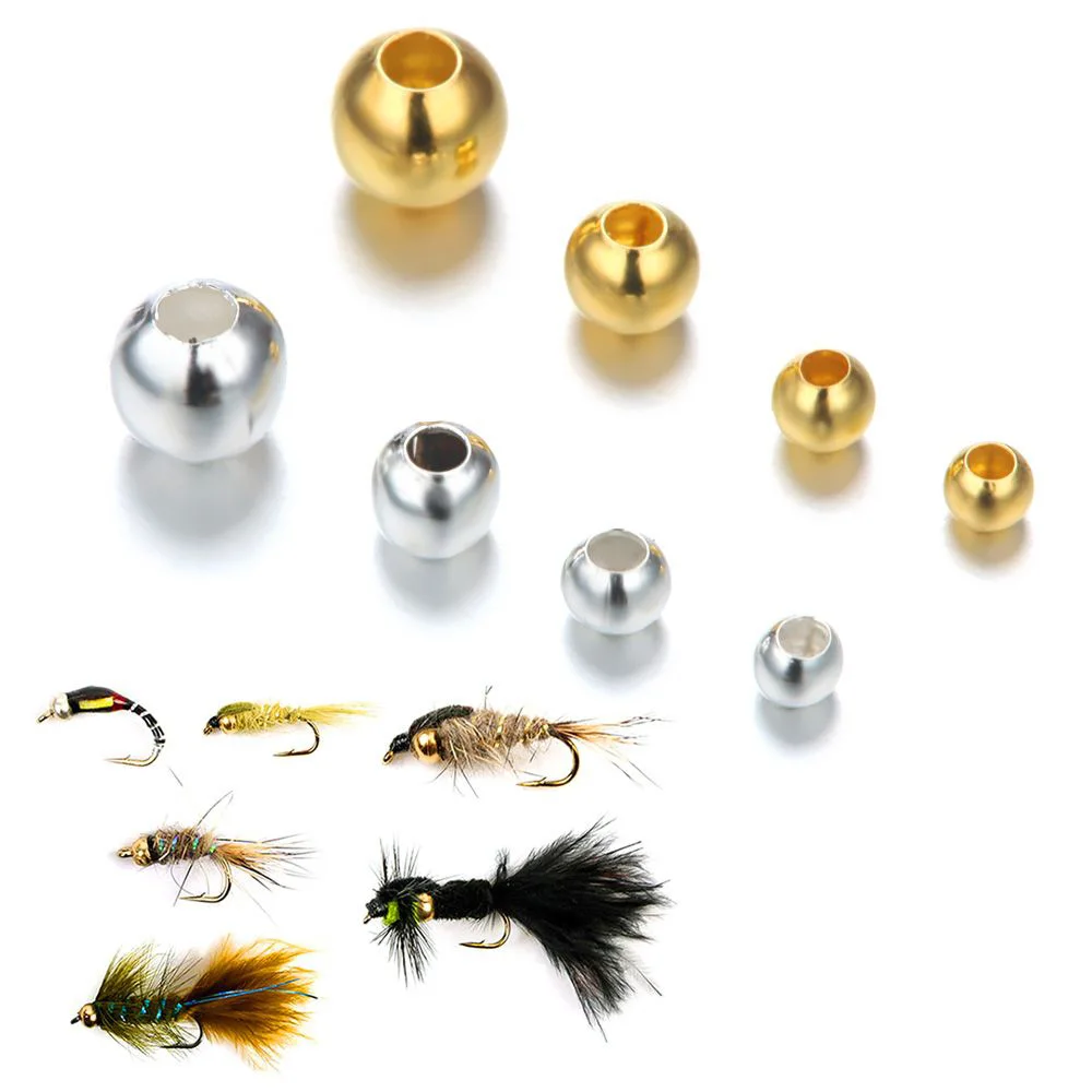 1000pcs Durable Tungsten Slotted Fly Tying Head Beads Nymph Head Ball ...