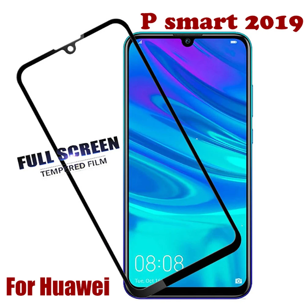 9D-cover-for-huawei-p-smart-plus-2019-2018-tempered-glass-p-smart-Z-pro ...
