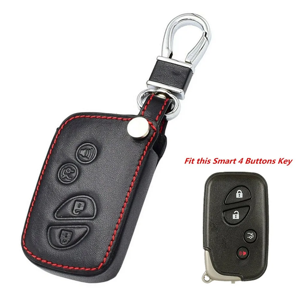 Leather Car Key Fob Case Cover Holder Shell Hood For LEXUS ES GS IS LS ...