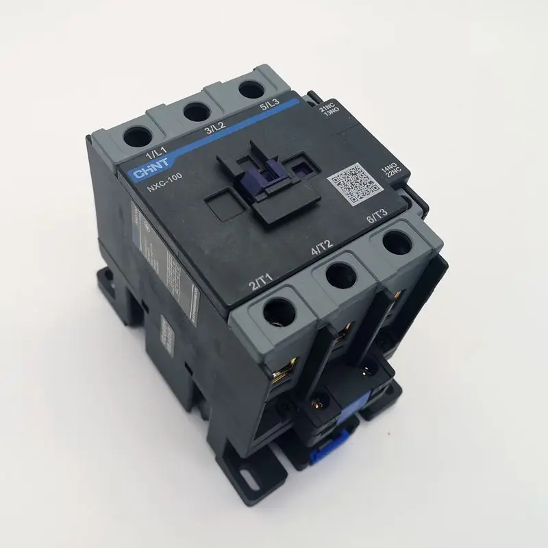 CHINT AC Contactor NXC-100 50Hz 100A 1NO+1NC 50Hz AC220V 380V 110V 24V 36V 48V