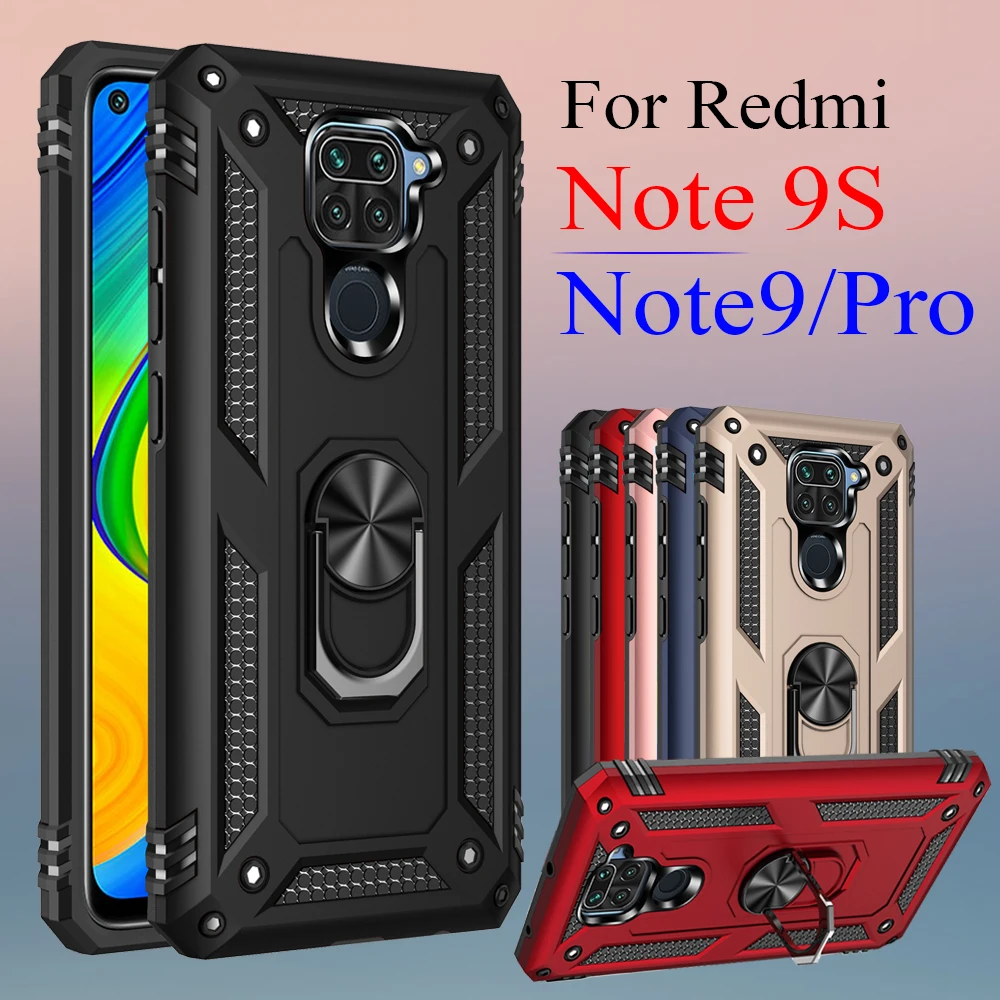 Redmi note 9s case for xiaomi 9 9pro pro s phone cover xiaome kickstand ...