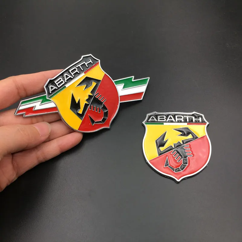 3D Metal Italy Abarth Scorpion Car Stickers And Decals Suitable for ...