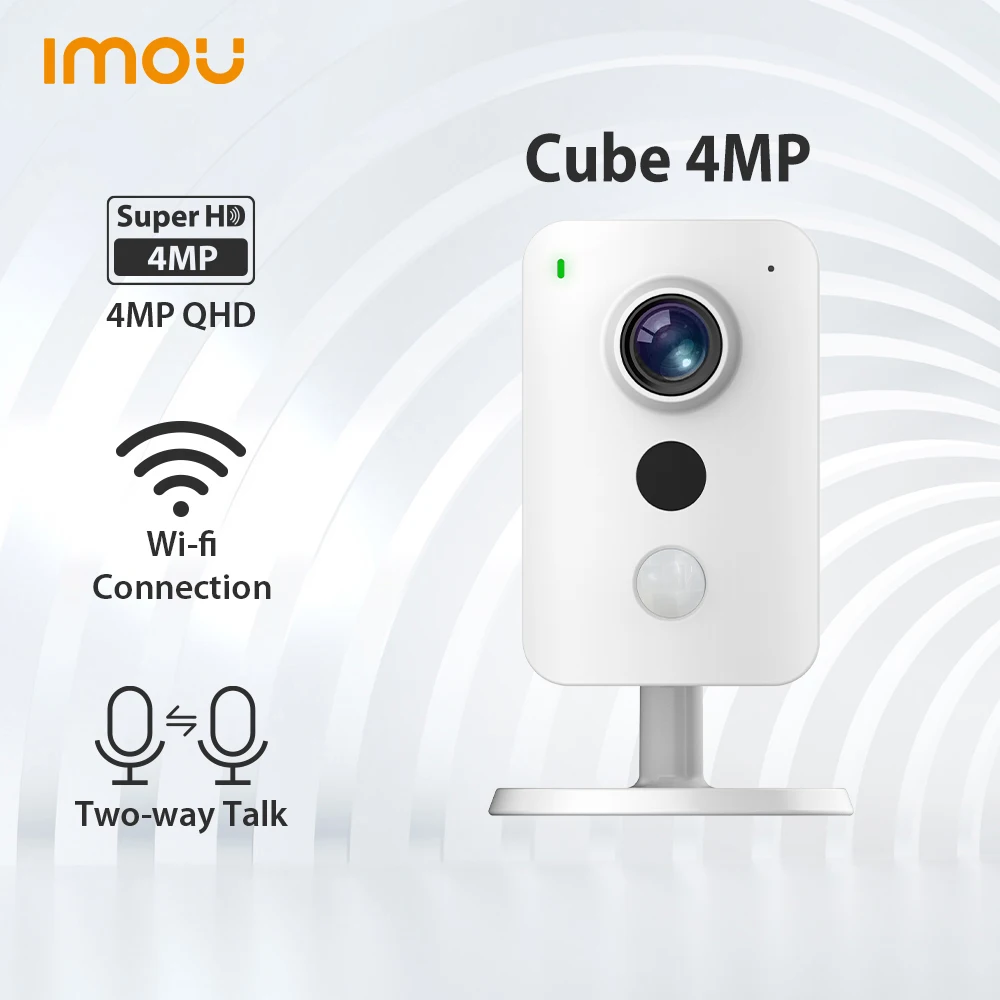 Dahua Imou Cube 4mp Wifi Ip Camera Pir Detection External Detection Two ...