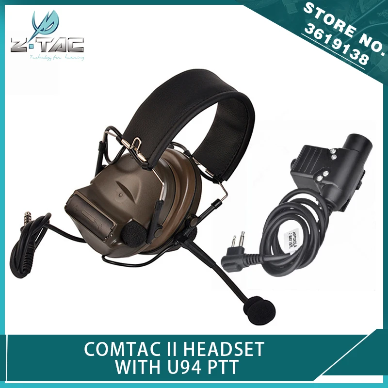 New-Z-Tactical-Z-TAC-Softair-Comtac-II-zPeltor-Headphone-No-Noise ...