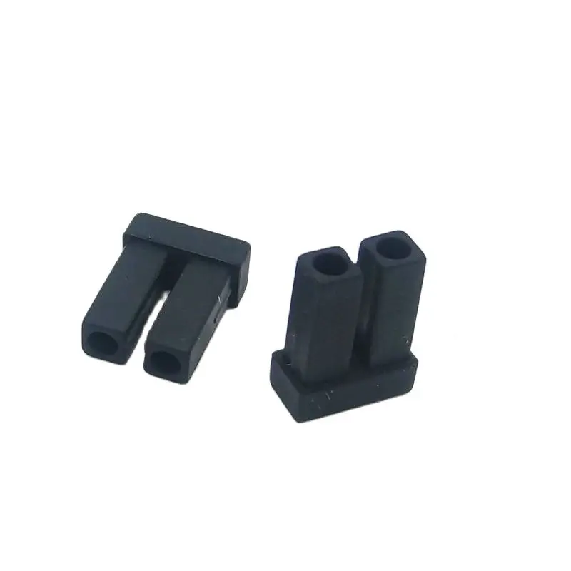 10pcs/lot Lc Double Fiber Connector Cover For Optical Module Dust Plug ...