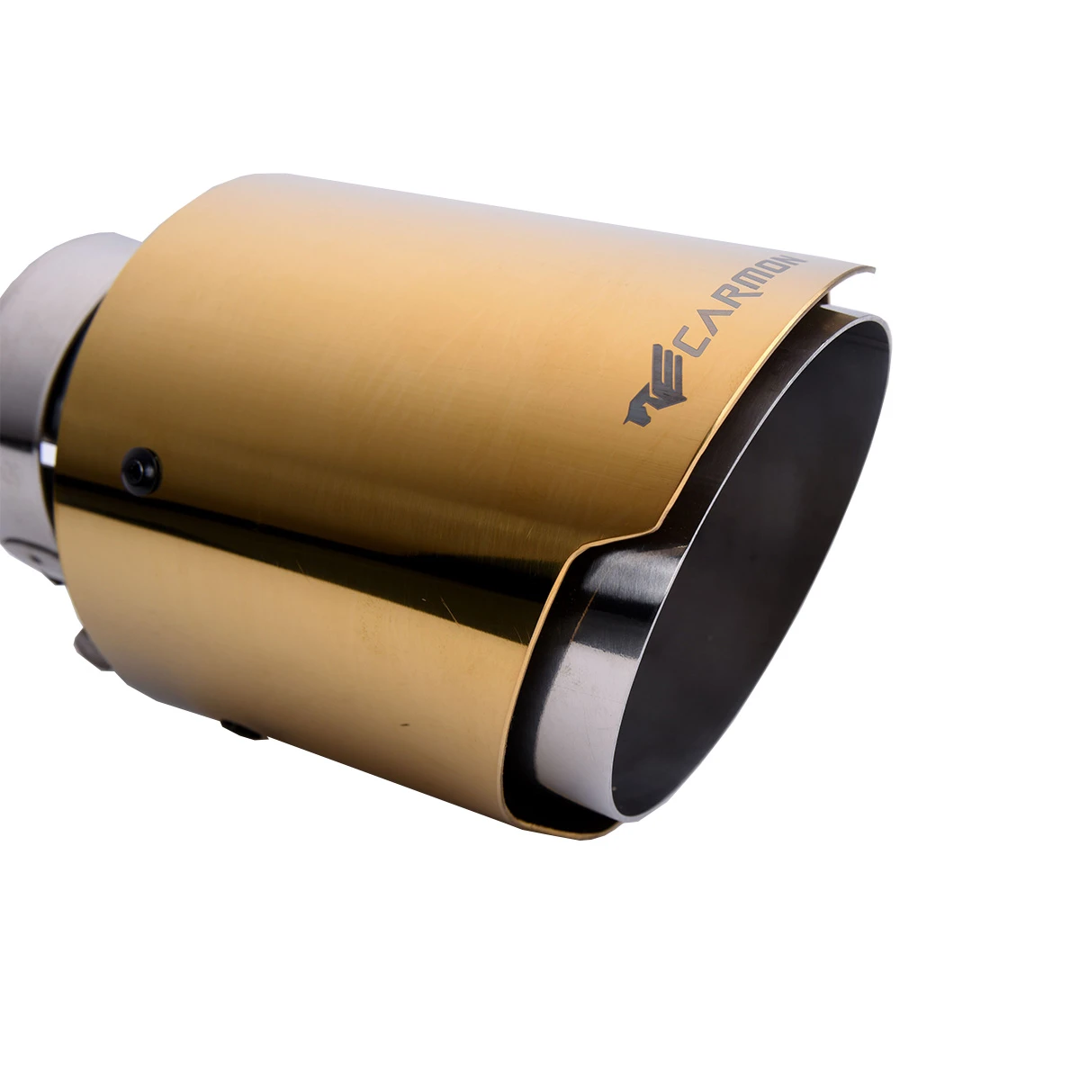 Car Universal Stainless Steel Muffler Tip Golden Color Exhaust Tip for ...
