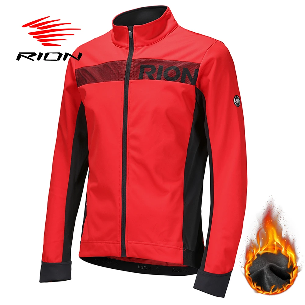 RION Windbreaker Thermal Cycling Jacket Man Winter Bicycle Clothing ...