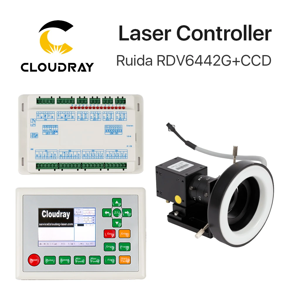 Cloudray Ruida Rdv6442g Ccd Visual Co2 Laser Controller System For ...