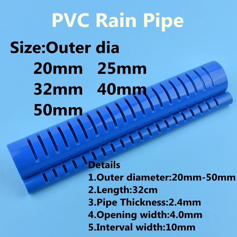 20mm25mm32mm40mm50mm-Blue-Aquarium-Fish-Tank-PVC-Rain-Pipe-Filter ...