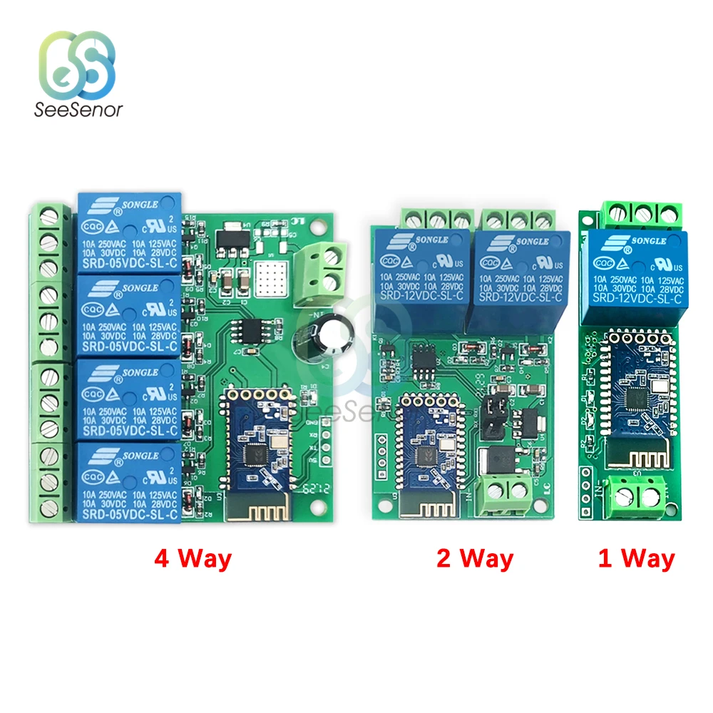 BLE-Relay-Module-1-2-4-Way-Channel-DC-5V-12V-Internet-Smart-Remote ...
