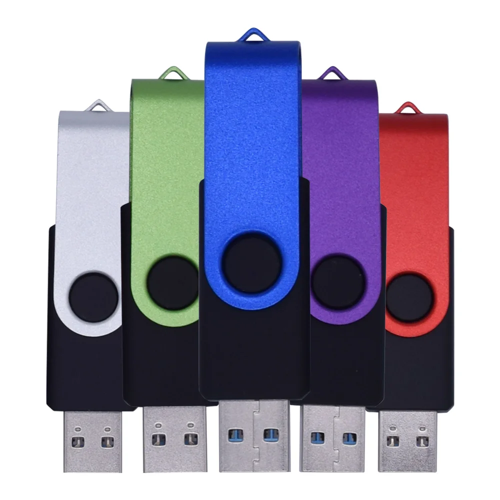 Metal USB 3.0 USB Flash Drive Rotation Pen Drive 16GB 32GB 64GB 128GB ...