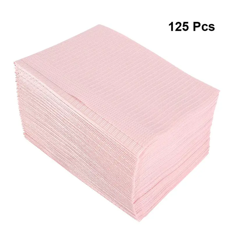 125Pcs/Pack Nail Art Table Mat Disposable Clean Pads For Nails Care ...