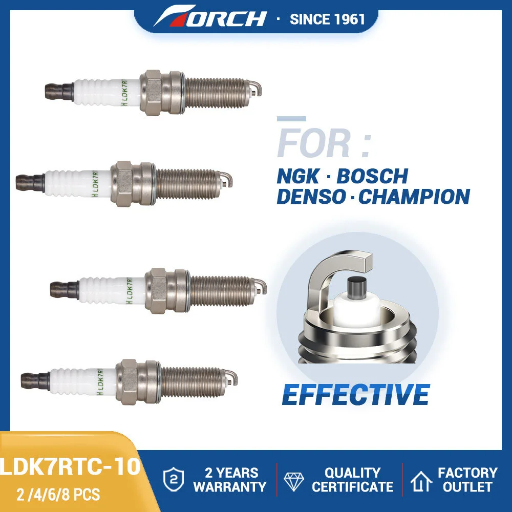 Torch-LDK7RTC-10-Spark-Plug-BUJIA-for-Candle-LKR6D-10E-96569-for-Kia ...