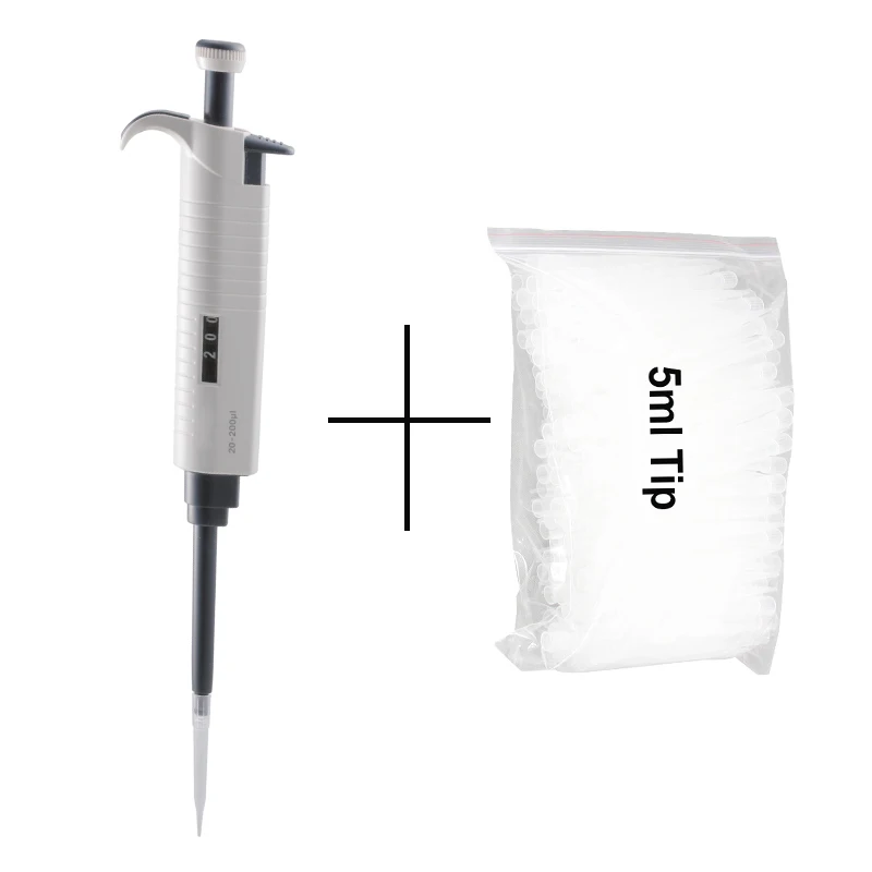 1000 5000ul Digital Adjustable Micro Pipette Micropipette Pipettor Gun ...