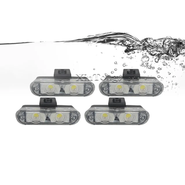 4X2 Ambulance Police Light 2 LED DC 12V Warning 8W Car Truck FSO ...