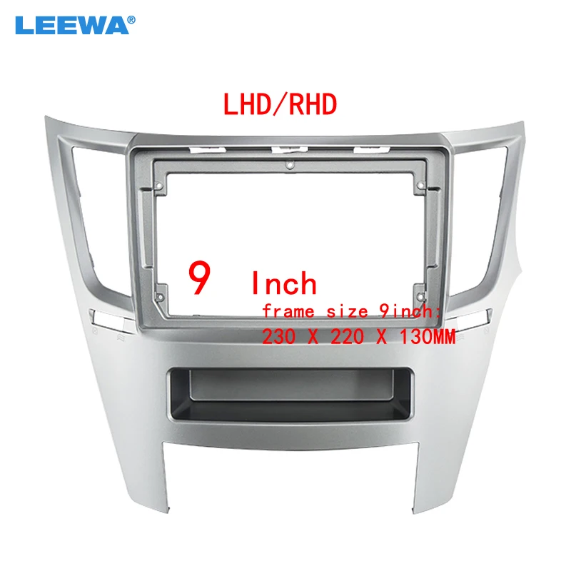 LEEWA-Car-Audio-Fascia-Frame-Adapter-For-Subaru-Outback-LHD-RHD-9-Big ...