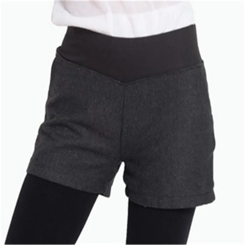 Ygyeeg 2021 New Autumn Winter Women Straight Woolen Short Pants Casual ...