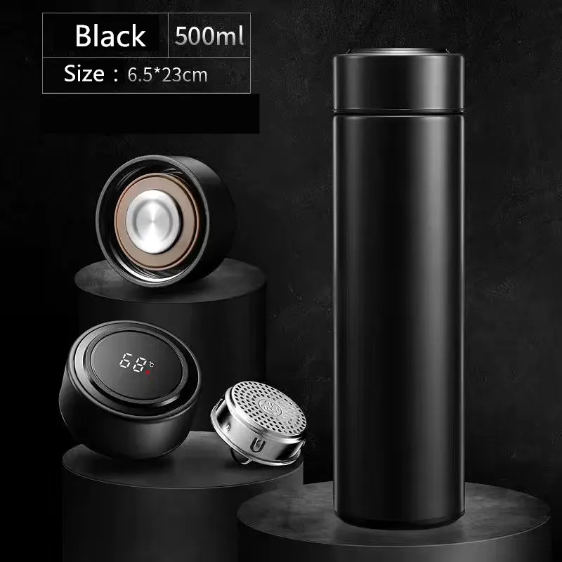 Smart Insulation Cup Thermos Water Bottle Vacuum Flasks Digital Led ...