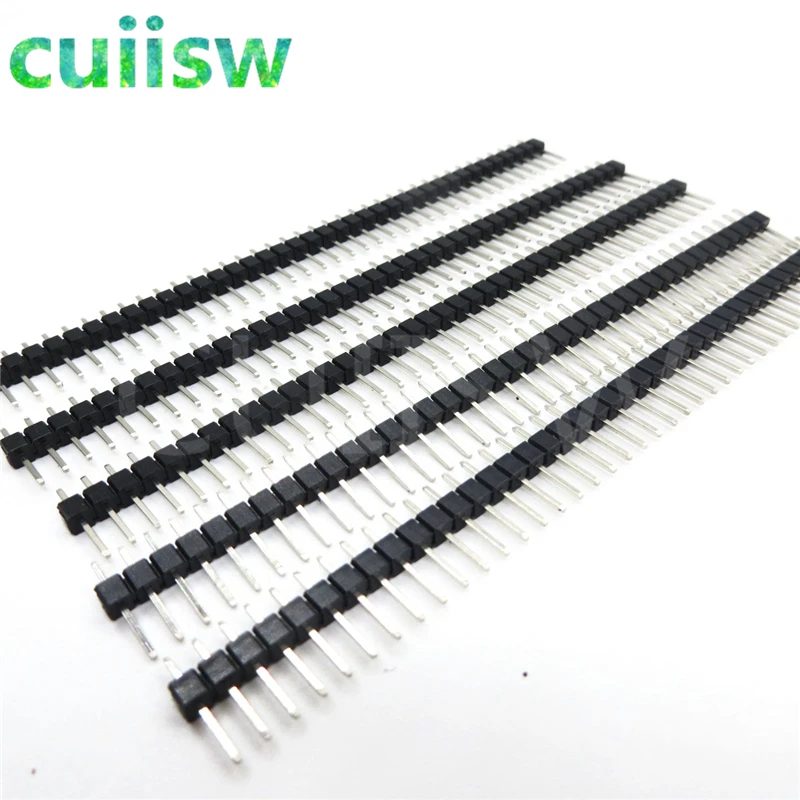 10pcs-40Pin-2-54-Single-Row-Pin-Male-Header-Connector-Strip-for-arduino ...