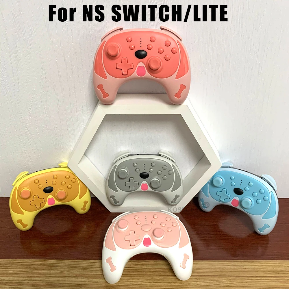 Cute Dog Wireless Controller Gamepad For Nintendo Switch Pro Lite ...