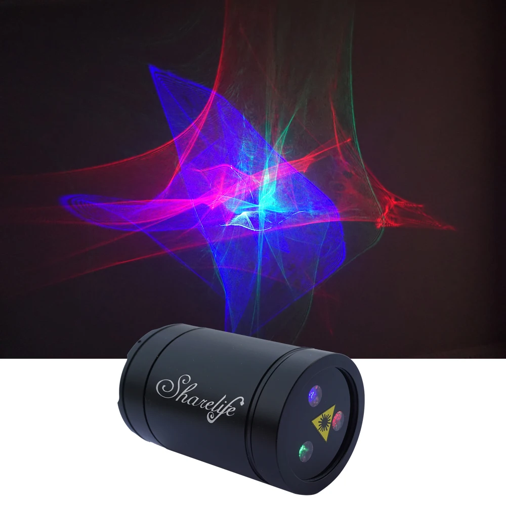 Sharelife Mini Portable RGB Aurora Effect Laser USB Projector Light ...