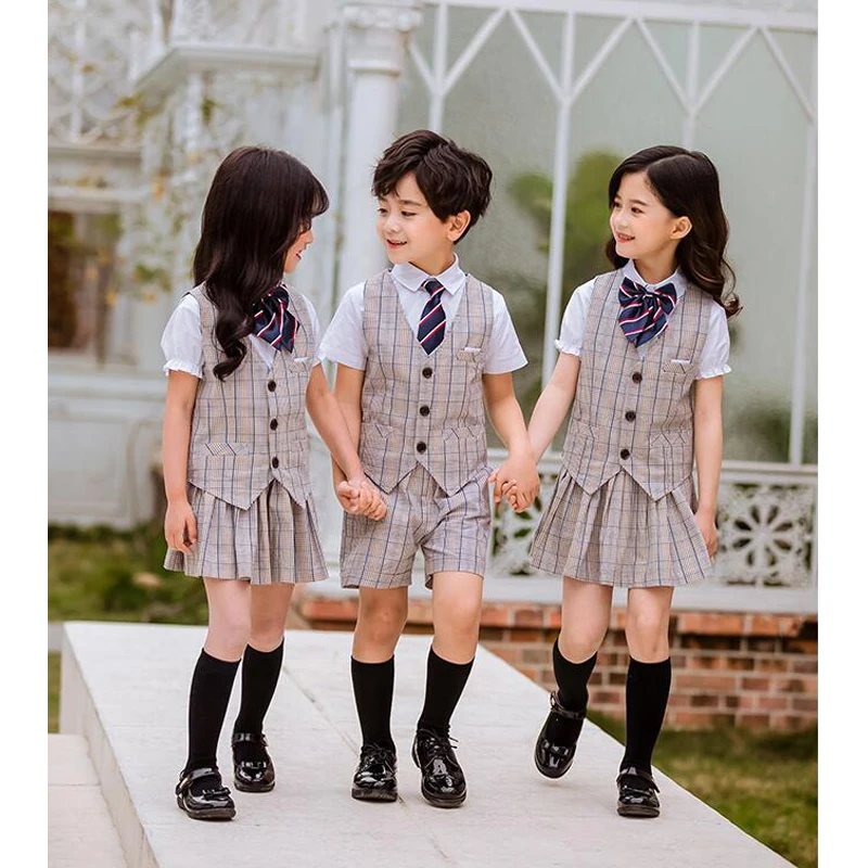 Conjunto japonês de baile para crianças, uniforme escolar, camisa ...
