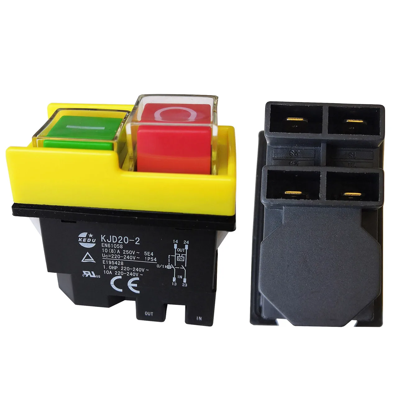 KEDU-KJD20-2-250V-Industrial-Push-Button-Switch-Electromagnetic ...