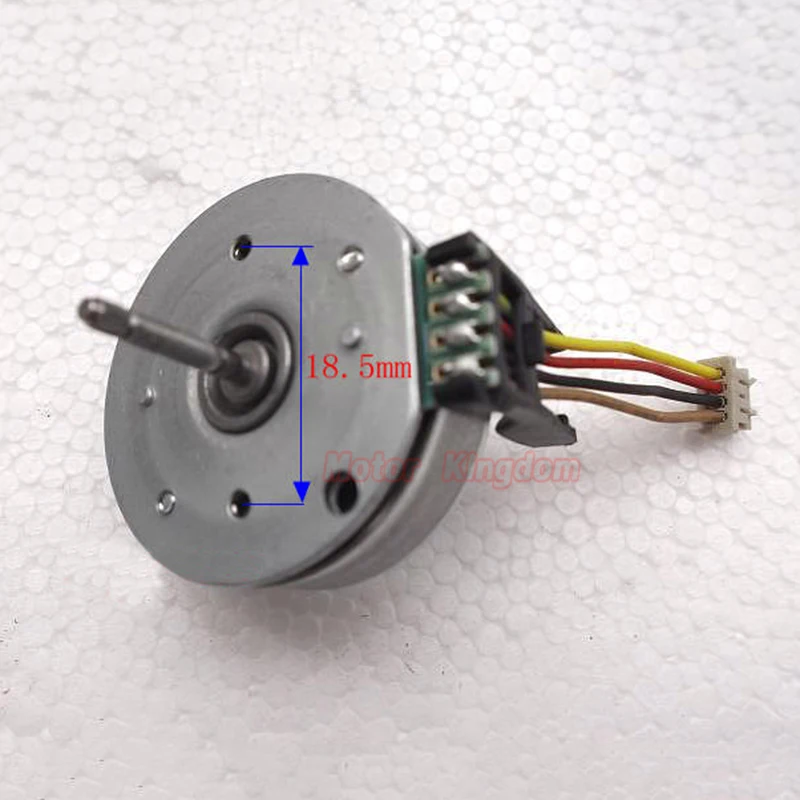 Mitsumi Mini DC Brushless Motor 3 phase 4 wire 9 pole External rotor ...