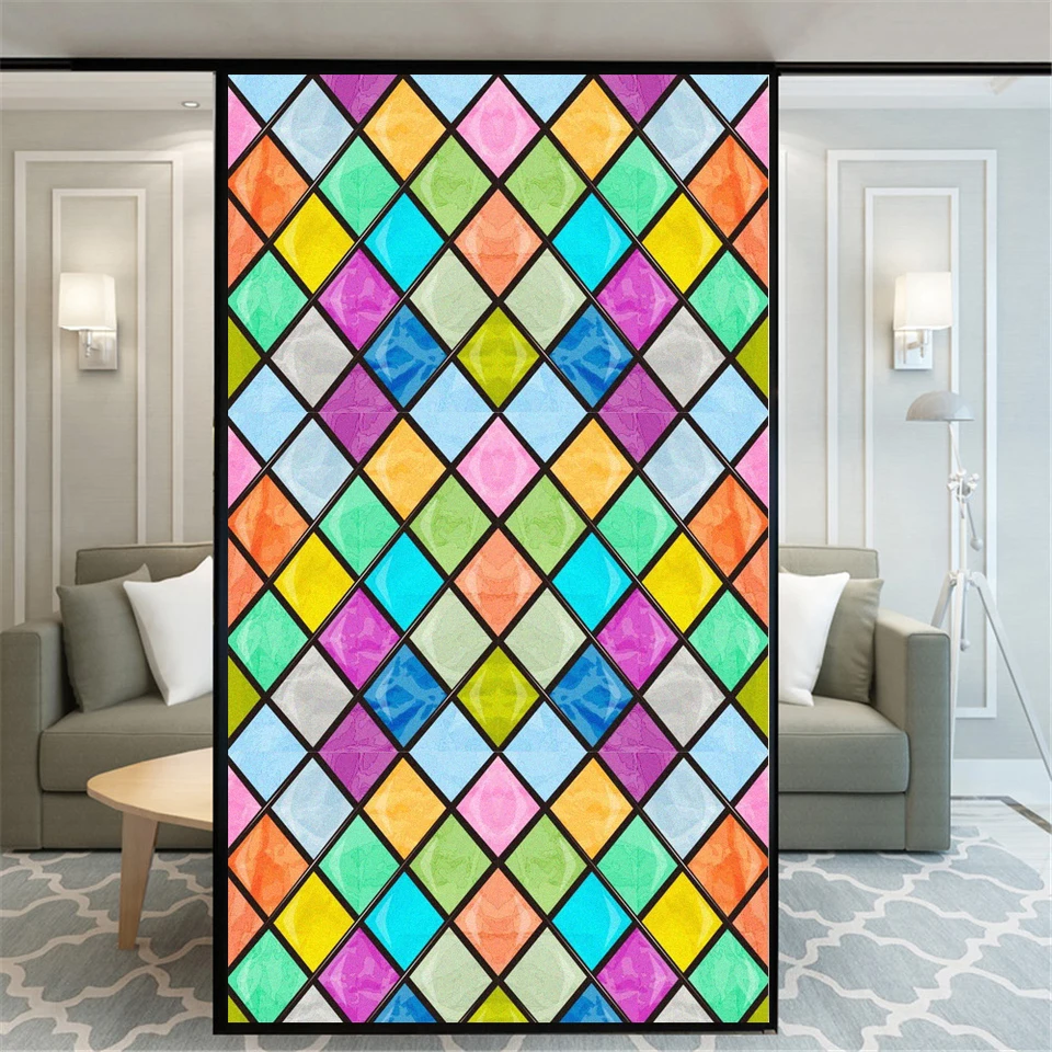 Geometric Stained Glass Windows