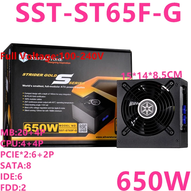 Original PSU For SilverStone Brand ATX 12V Full Modular 80plus Gold ...