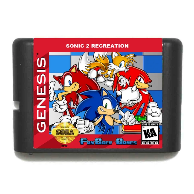 Sega Genesis Box Sonic 2