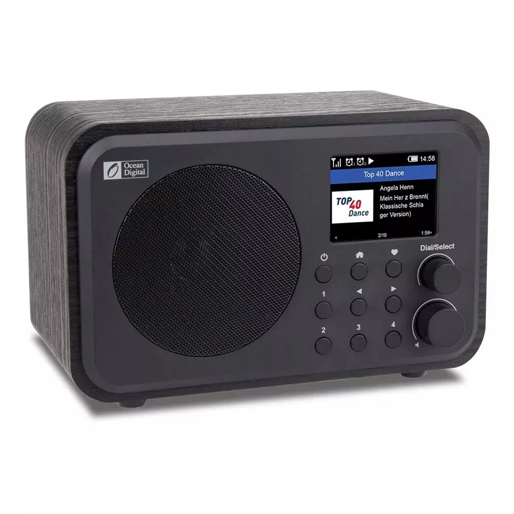 Le noir - WiFi Internet Radios WR-336N Radio Numérique Portable avec ...