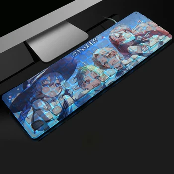 Anime Gaming Keyboard Fashion Cute Backlit Keyboard USB Wired 104 Keys ...