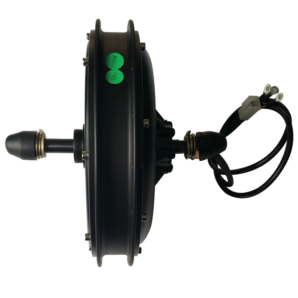 Ebike Brushless Gearless Front Rear thread 135mm dropout and Cassette ...