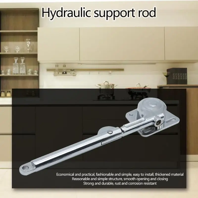 Zinc Alloy Adjustable Stop Support Rod Hydraulic Buffer Furniture Hinge ...