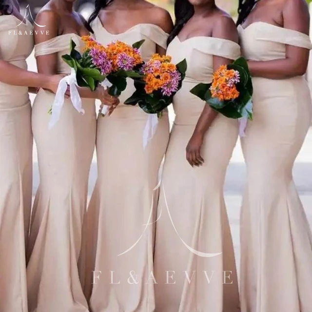 Apricot Bridesmaid Dresses