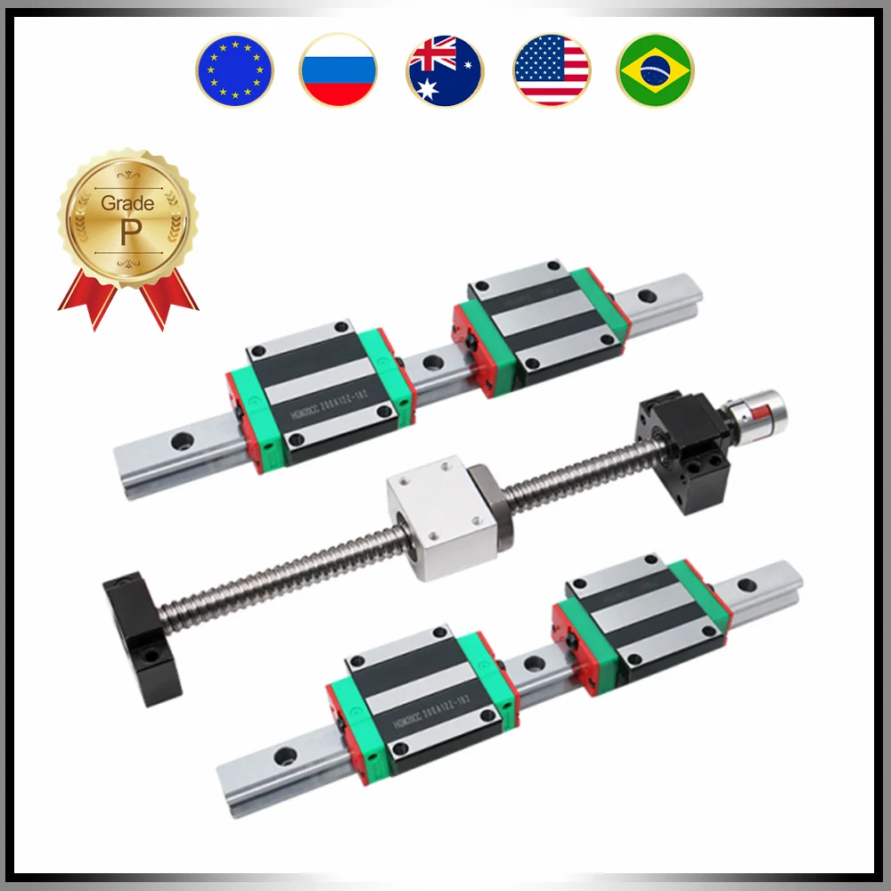 CNC-router-linear-guide-set-ball-screw-set-HGR20-HGH20-linear-rails ...