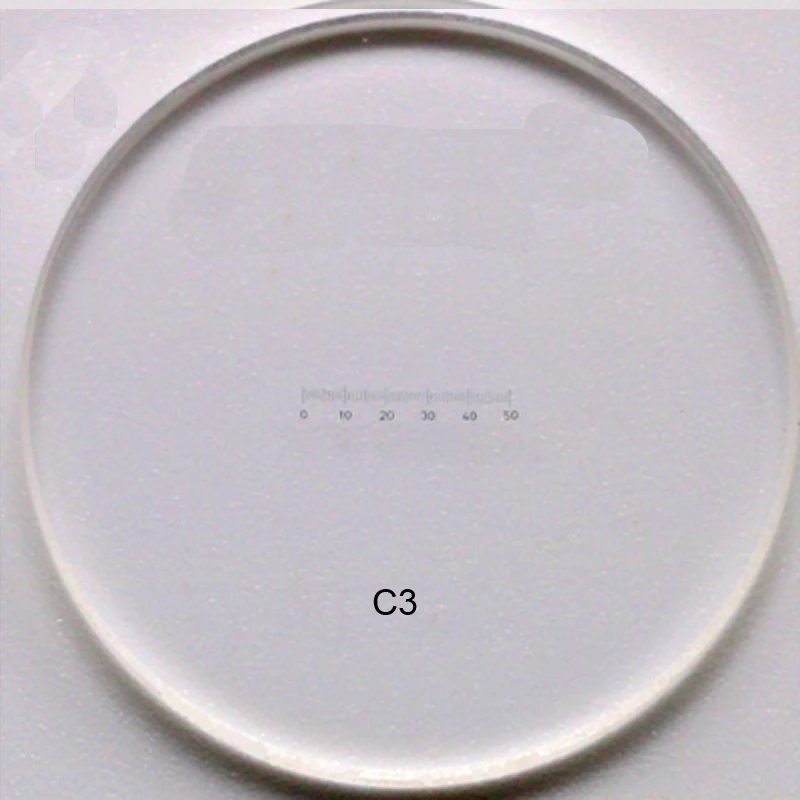 0.01MM Microscope Stage Micrometer Glass slide Reticle Measuring ...