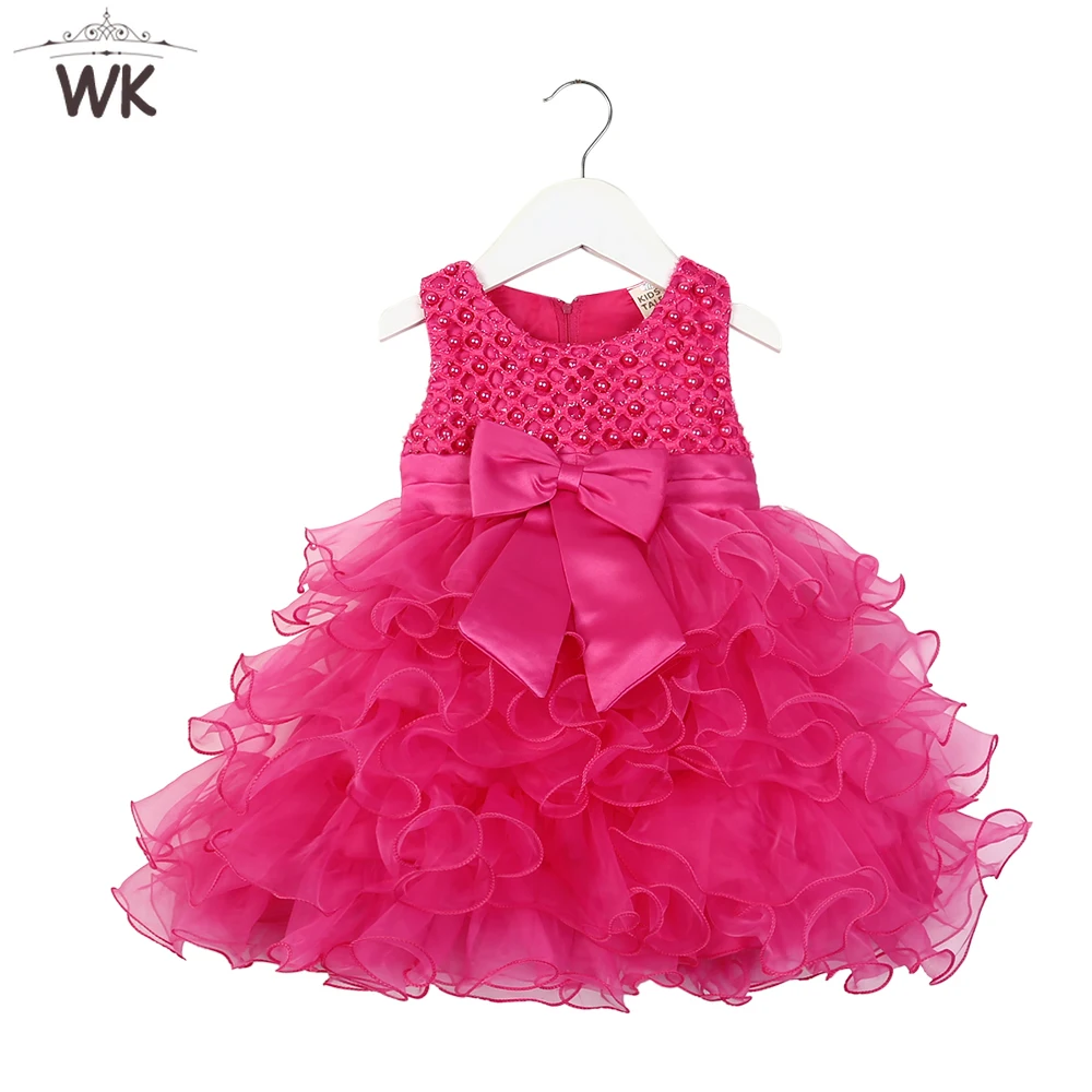 JQ 1134 Newborn 1 Year of Birth Dress Baby Children Clothes Lace ...