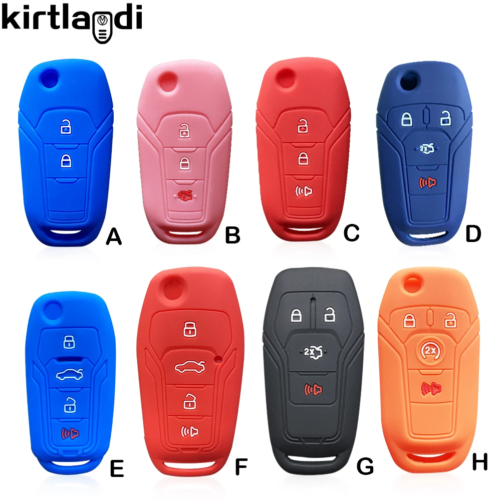 Silicone-Key-Case-Cover-Skin-for-Ford-Focus-Mk3-Mondeo-EcoSport-Puma ...