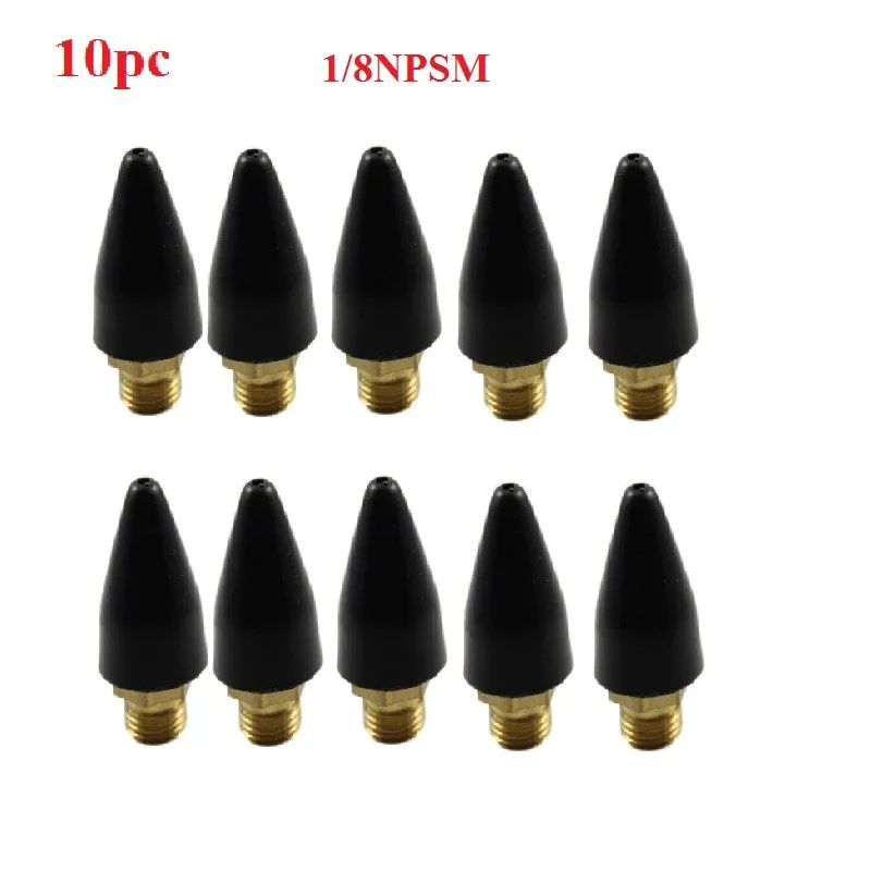 10Pcs/Set Rubber Pneumatic Nozzle Tip Replacement For Air Blow Tool 1/8 ...