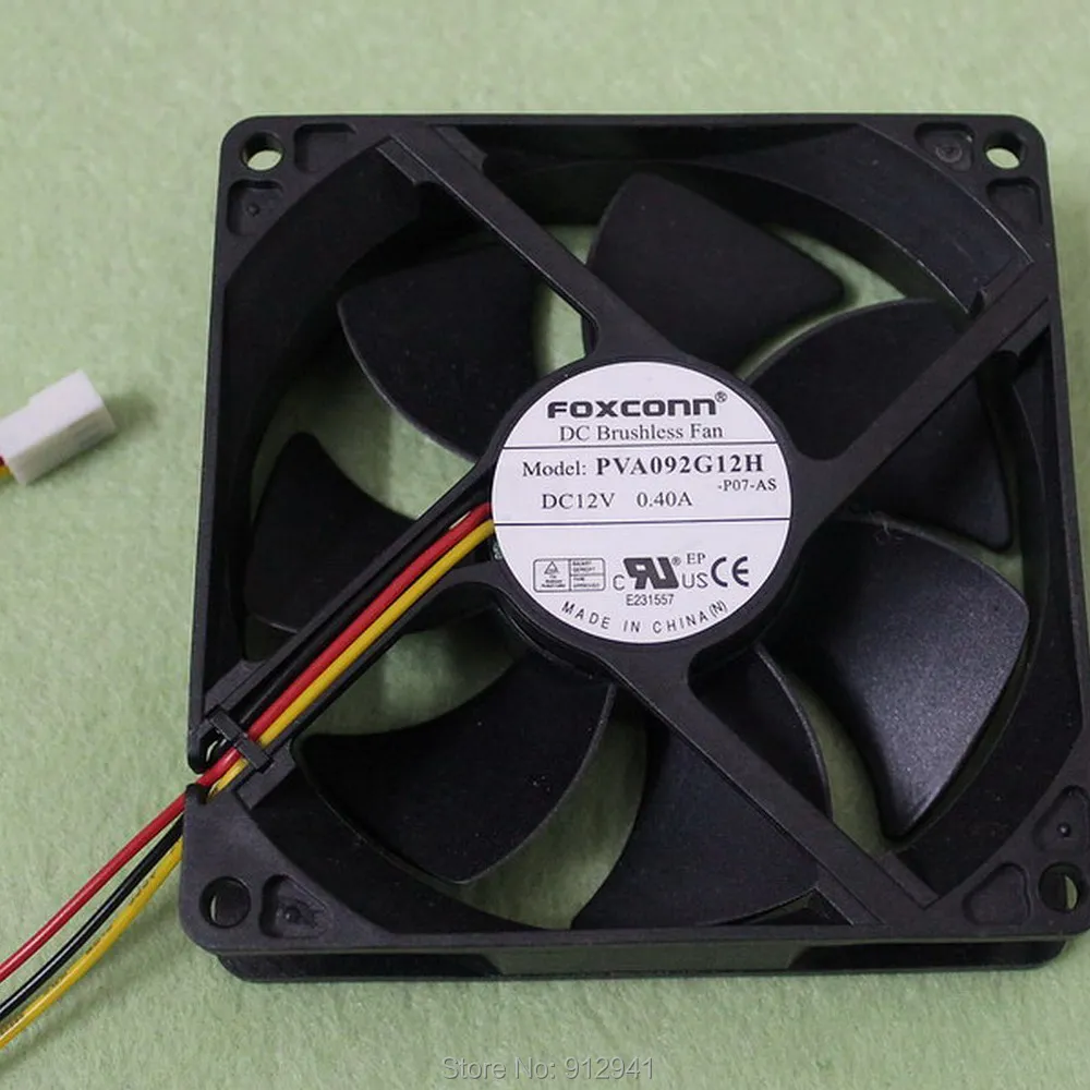 B28a-Foxconn-PVA092G12H-9225-92mm-x-92mm-x-25mm-Cooler-Cooling-Fan-DC ...